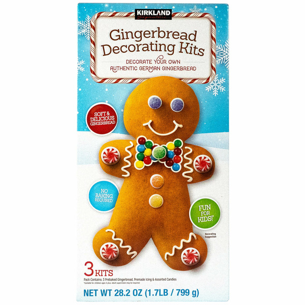 Crafy Cooking Kits Giant Gingerbread Kit, 28 oz Same-Day Delivery | Costco