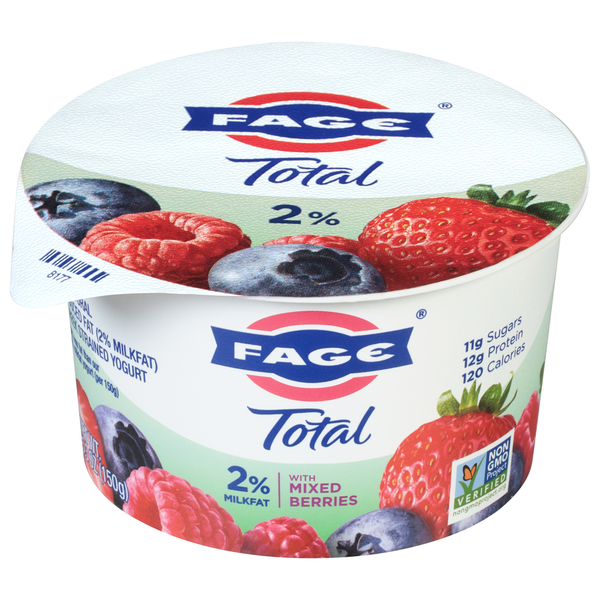 FAGE Milkfat Greek Strained Yogurt with Mixed Berries Same-Day Delivery ...