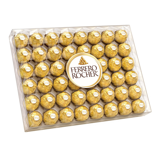 Ferrero Rocher 48 Count, Premium Milk Chocolate Hazelnut, Chocolates ...