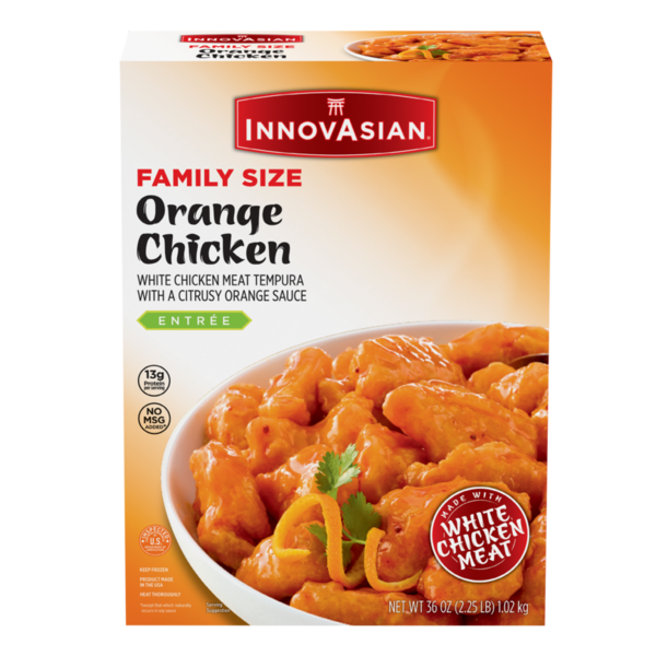 InnovAsian Orange Chicken, Family Size Frozen Meal Same-Day Delivery or ...