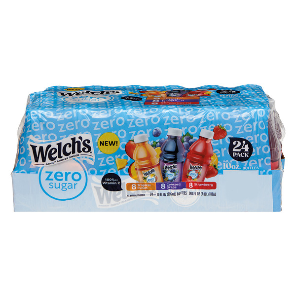 Welch's Zero Sugar Drink Variety Pack, Tropical Punch / Strawberry ...