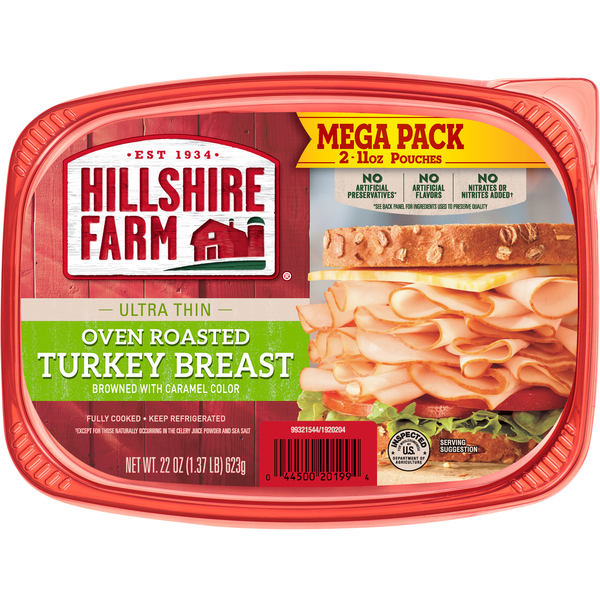 Food Lion Hillshire Farm Thin Sliced Oven Roasted Turkey Breast ...