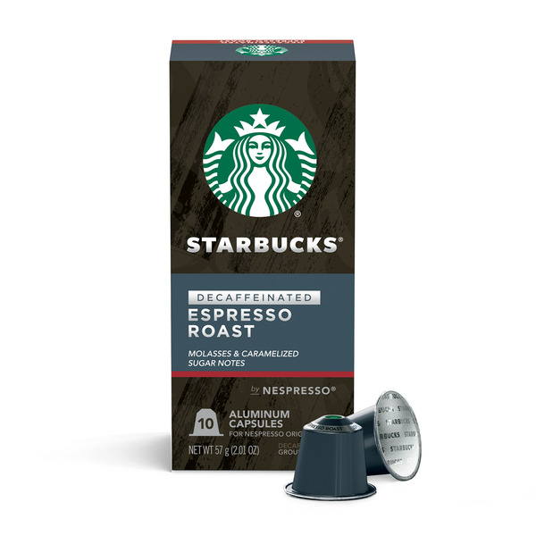 Safeway Starbucks Decaf Espresso Dark Roast Dark Roast Original Line ...