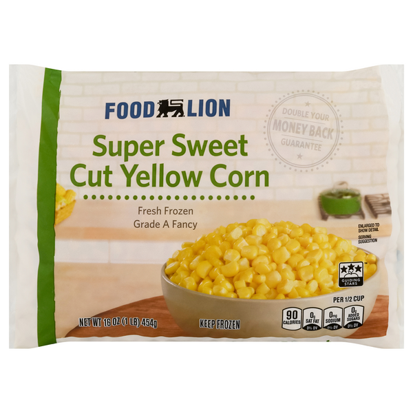 Food Lion Food Lion Yellow Corn, Super Sweet Cut, Fresh Frozen Same-Day ...