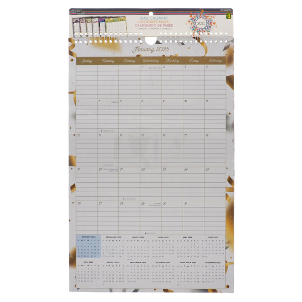 Tide English Spiral Wall Calendar Same-Day Delivery | Dollarama