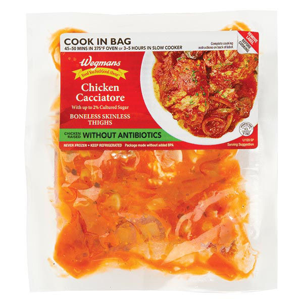 Wegmans Wegmans Food You Feel Good About Small Chicken Cacciatore ...