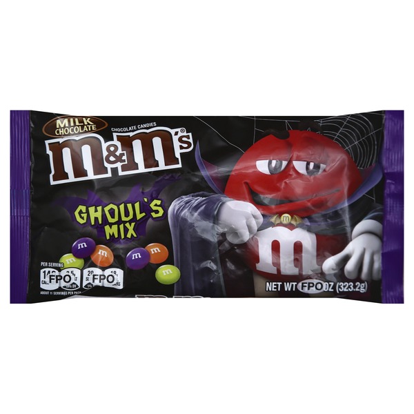 M&M's Chocolate Candies, Milk Chocolate, Ghoul's Mix (11.4 oz) - Instacart