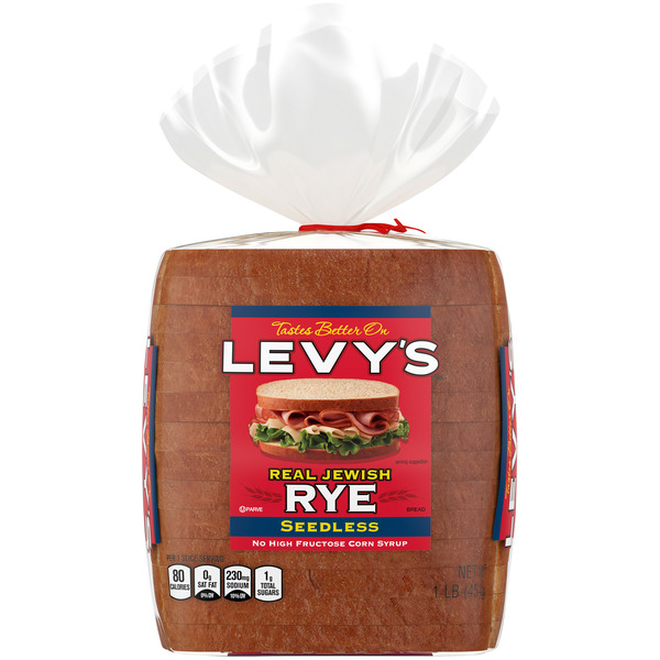 ShopRite Levy's Real Jewish Rye Seedless Bread Same-Day Delivery ...