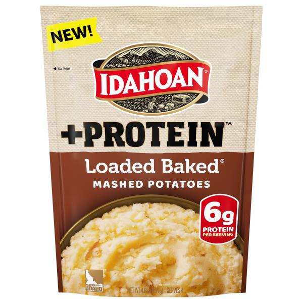 Idahoan® Idahoan Loaded Baked + Protein Mashed Potatoes, 4 servings ...