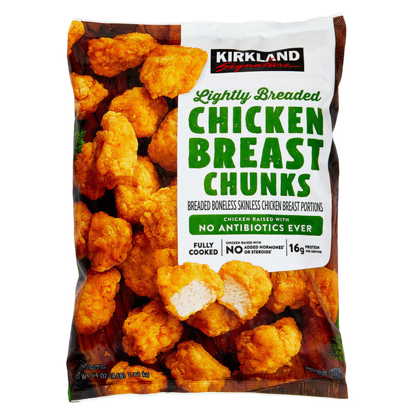 Kirkland Signature Lightly Breaded Chicken Breast Chunks Same-Day ...