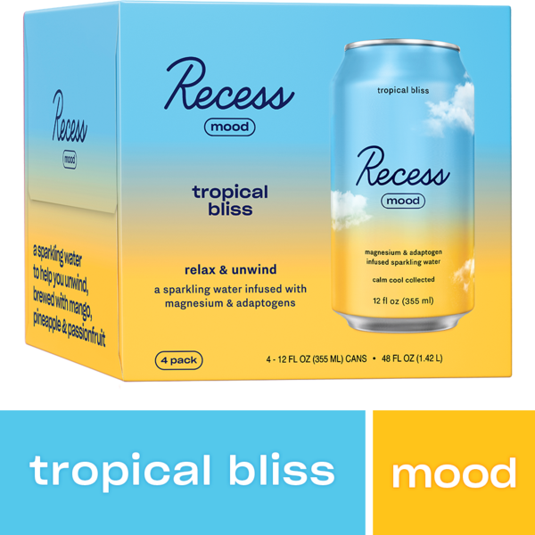 Recess Mood Tropical Bliss Sparkling Magnesium Water Same-Day Delivery ...