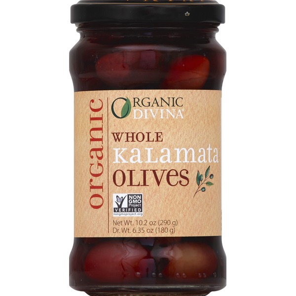Organic Divina Olives, Kalamata, Whole (10.2 oz) - Instacart