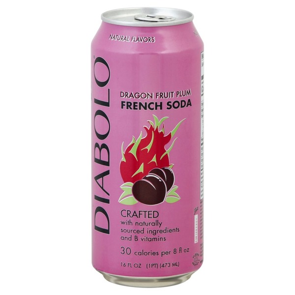 Diabolo Soda, French, Dragon Fruit Plum (16 oz) - Instacart