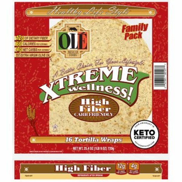 Sam's Club La Banderita Tortilla Wraps, High Fiber, Carb Lean, Family ...