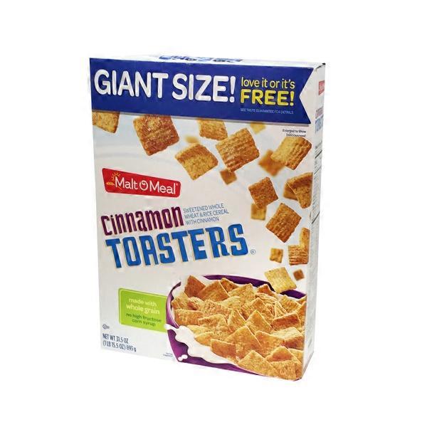 Malt O Meal Cinnamon Toasters Sweetened Whole Wheat & Rice Cereal (31.5 ...