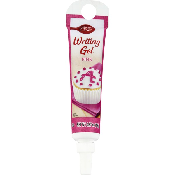 Betty Crocker Writing Gel, Pink (0.67 oz) - Instacart