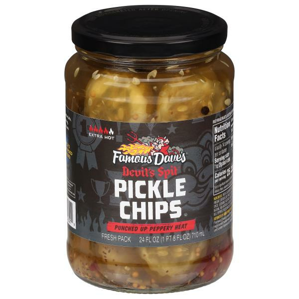 Publix Famous Dave's Pickle Chips, Devil's Spit, Extra Hot, Fresh Pack ...