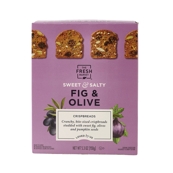 The Fresh Market Fig & Olive Crispbreads Same-Day Delivery or Pickup ...