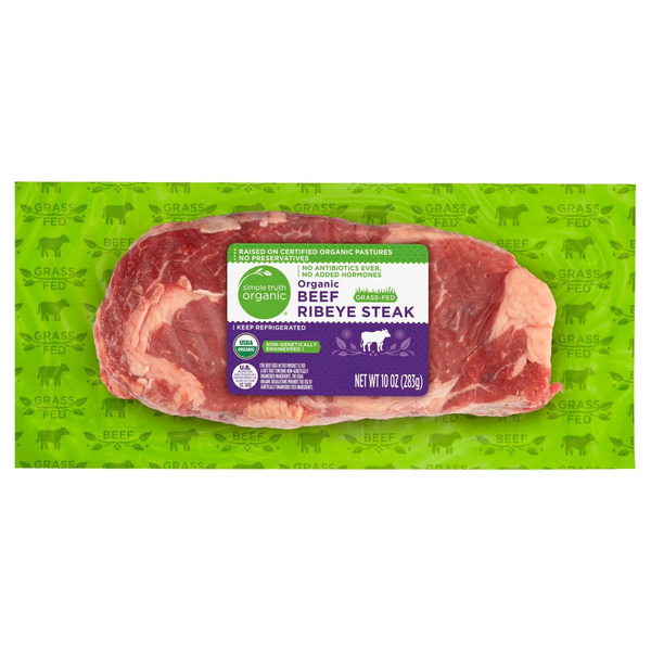 Kroger Simple Truth Beef Ribeye Steak Same-Day Delivery or Pickup ...