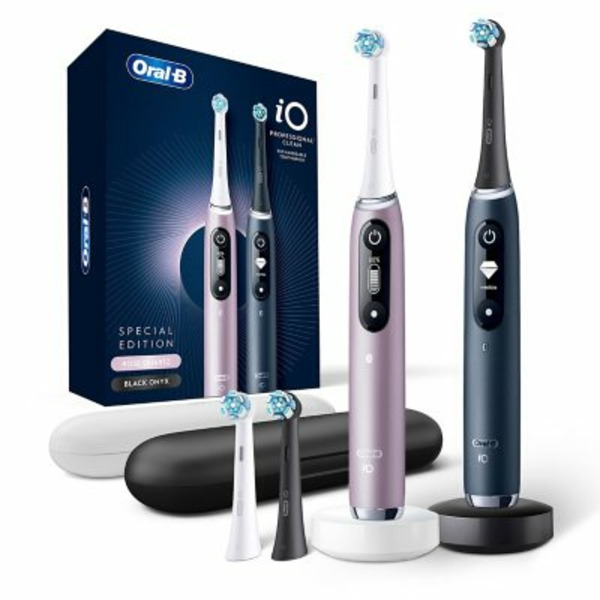 Oral-B iO Series 7s Electric Toothbrush Twin Pack Same-Day Delivery ...