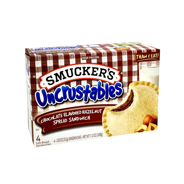 uncrustables nutella