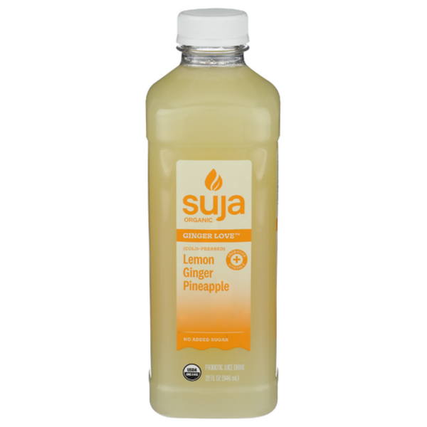 Suja Organic Ginger Love Cold Pressed Juice Drink, 32 fl oz Bottle Same ...