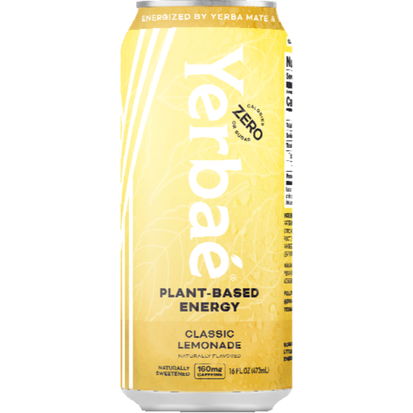 Yerbae Enhanced Sparkling Classic Lemonade Energy Sparklinng Water Same ...