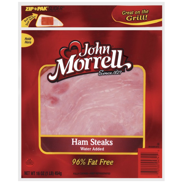 John Morrell Dinner Ham Steaks Specialty Cuts (16 oz) - Instacart
