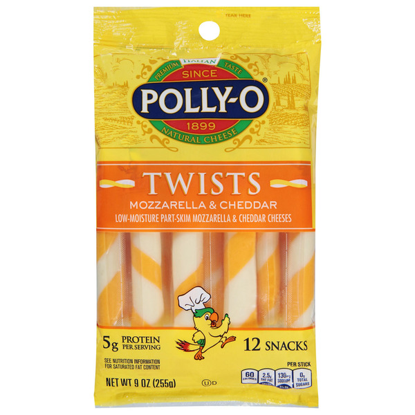 Wegmans Polly-O Twist Mozzarella Cheddar Sticks Same-Day Delivery or ...