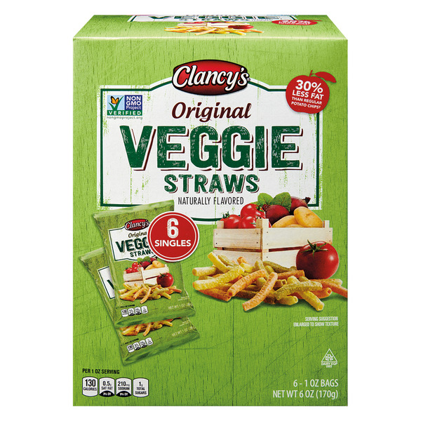 Clancy's Multipack Veggie Straw Same-Day Delivery or Pickup | ALDI
