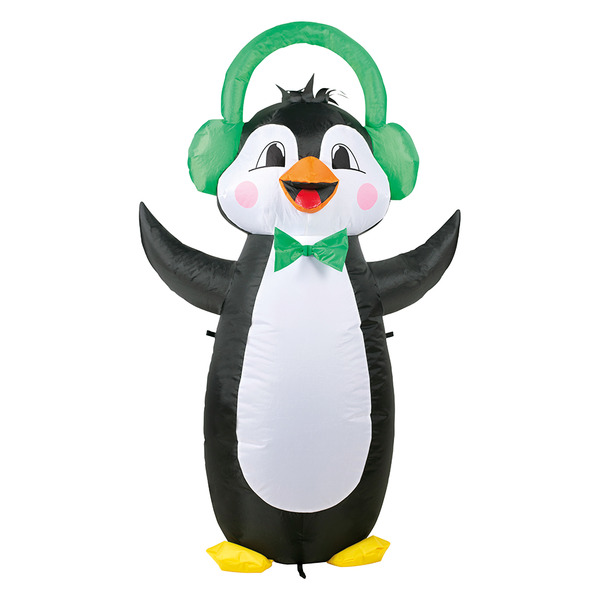 ALDI Merry Moments Christmas Penguin Inflatable Decor Same-Day Delivery ...