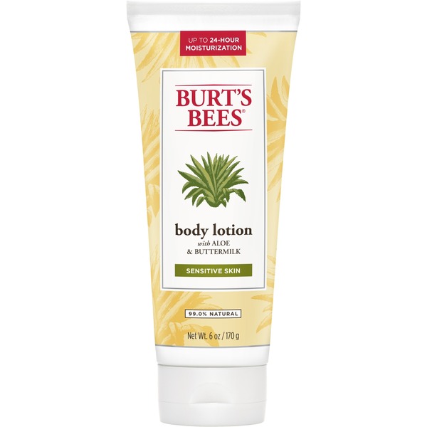 Burt's Bees Body Lotion With Aloe & buttermilk Sensitive Skin (6 oz ...