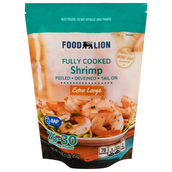 Food Lion Food Lion Shrimp, Fully Cooked, Extra Large Same-Day Delivery ...