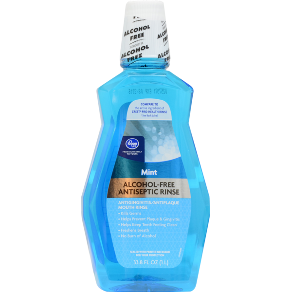 Kroger Kroger Mouth Rinse, Antigingivitis/Antiplaque, Antiseptic Rinse ...