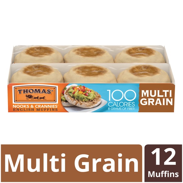 Thomas Light Multi-Grain English Muffins (6 ct) - Instacart