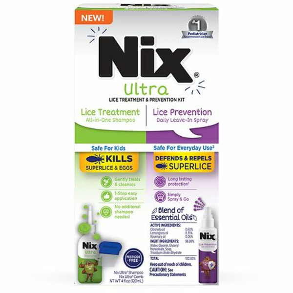 Walgreens Nix Ultra Lice Treatment & Prevention Kit (First Aid SKU ...