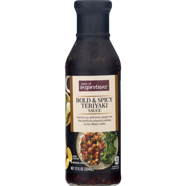 Taste of Inspirations Teriyaki Sauce, Bold & Spicy (12 oz) - Instacart