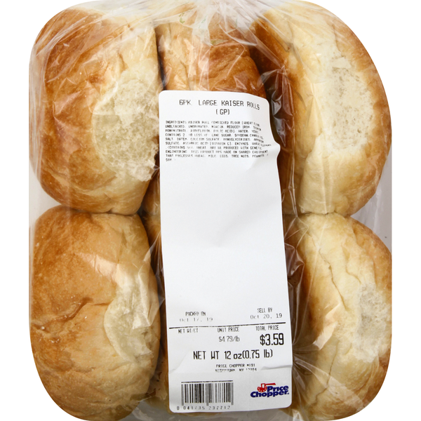 Market 32 Plain Kaiser Rolls Same-Day Delivery or Pickup | Market 32 ...