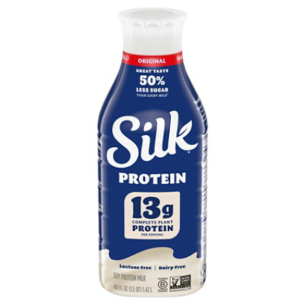 Safeway Silk Protein Complete Plant Protein Milk, Original, Dairy Free ...