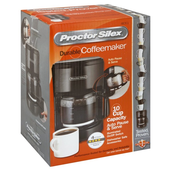 Proctor Silex Coffeemaker, Durable (1 each) - Instacart