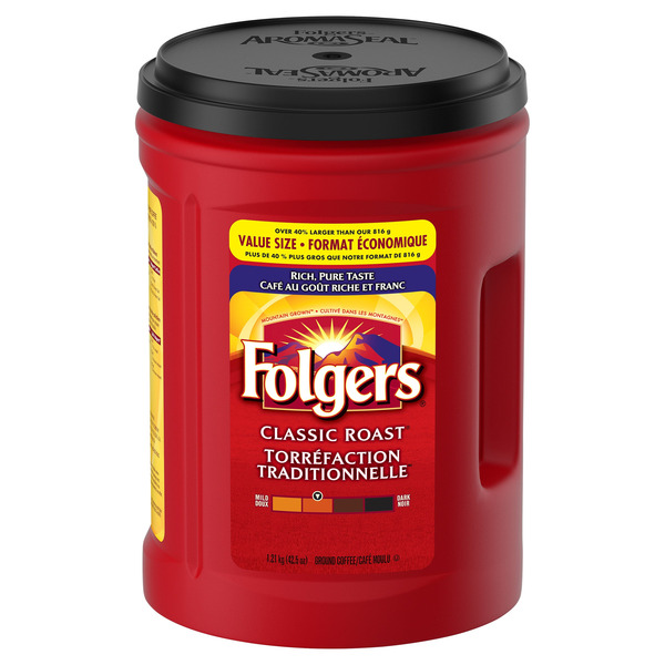 Folgers Classic Roast Ground Coffee Same-Day Delivery | Costco