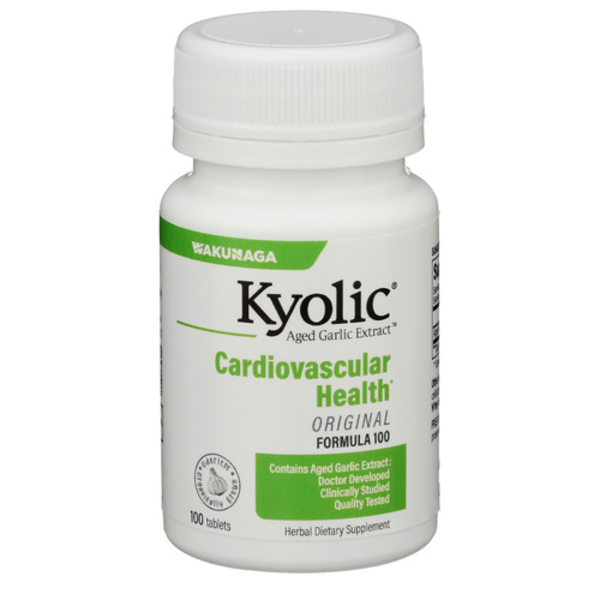 Kyolic Cardiovascular Formula 100, Original Formula, Tablets Same-Day ...