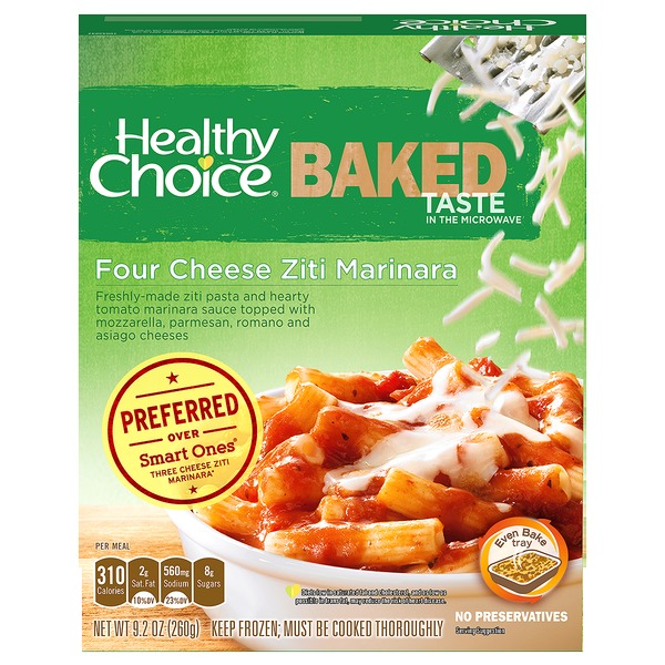 Healthy Choice Four Cheese Pasta Bake (9.2 oz) - Instacart
