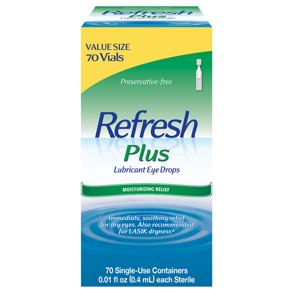 Refresh Plus Lubricant Eye Drops Preservative-Free Tears Same-Day ...