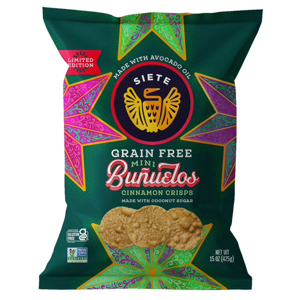 Siete Cinnamon Crisps Grain Free Mini Bunuelos Same-Day Delivery | Costco