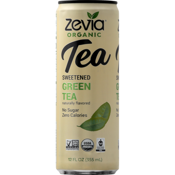 Zevia Organic Sweetened Green Tea (12 oz) - Instacart