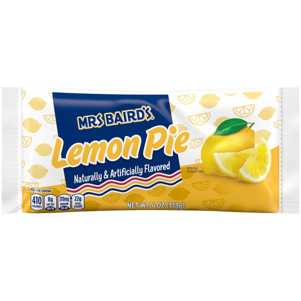 Mrs. Baird's Fried Lemon Pie SS (4 oz) - Instacart