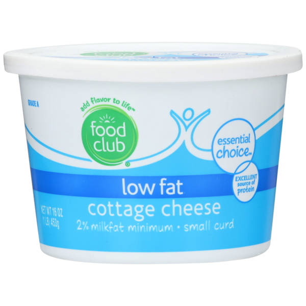 Food Club 2% Low Fat Small Curd Cottage Cheese (16 oz) - Instacart
