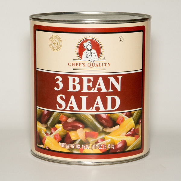 Chef's Quality - Three Bean Salad - 6 lb Can Delivery or Pickup ...