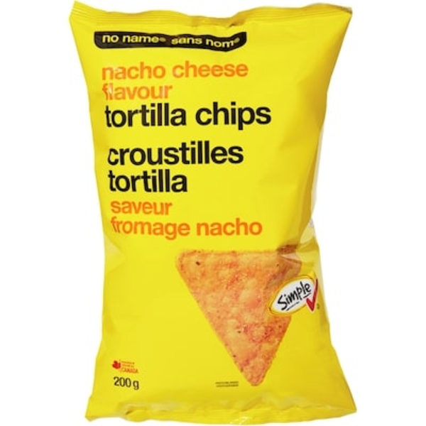 No Frills No Name Nacho Cheese Flavour Tortilla Chips Same-Day Delivery ...